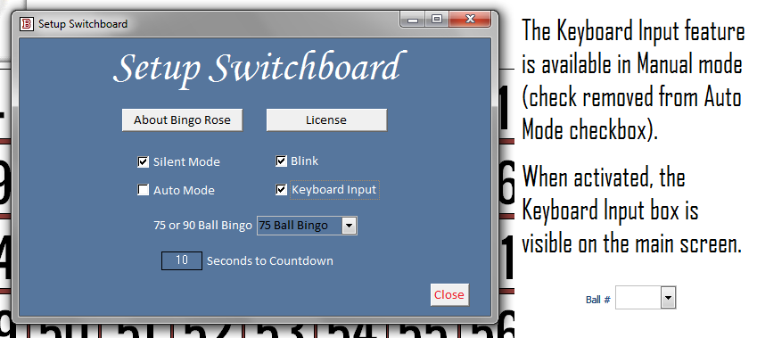 Bingo Caller - Computer assisted 75 or 90 ball Bingo game caller ...