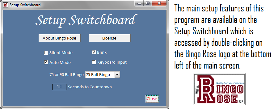 Bingo Caller - Computer assisted 75 or 90 ball Bingo game caller ...